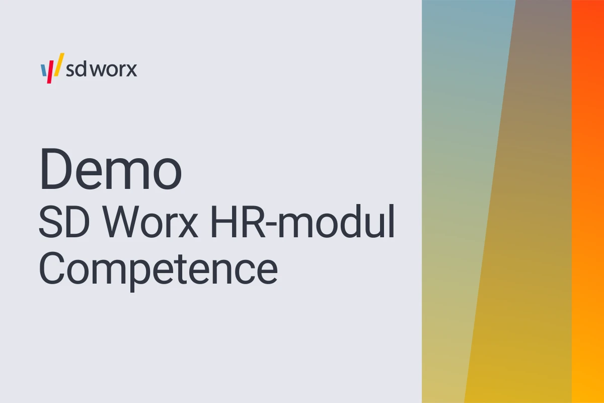 Demo SD Worx HR - Competence | SD Worx